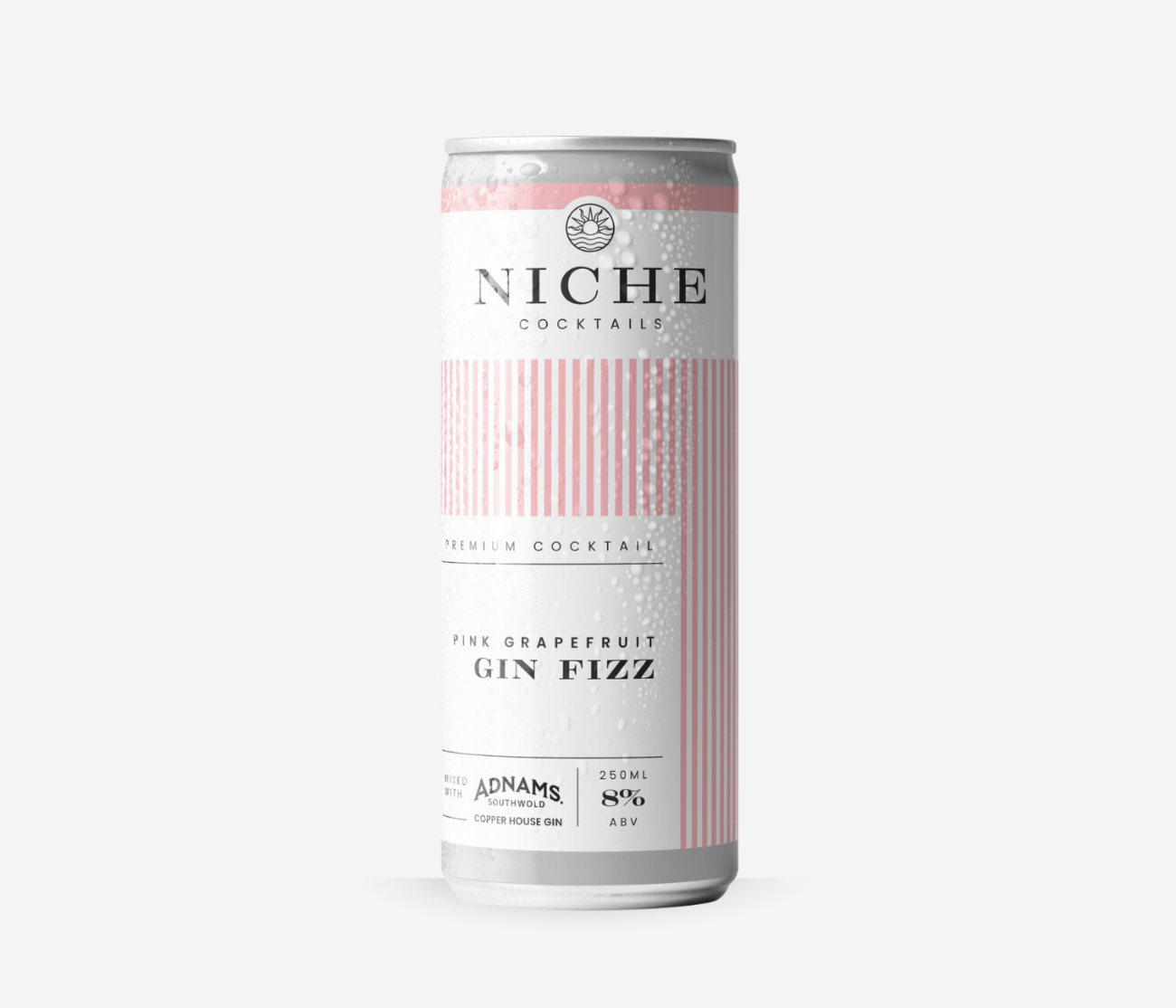 Niche Cocktails Pink Grapefruit Gin Fizz – Neat & Shaken